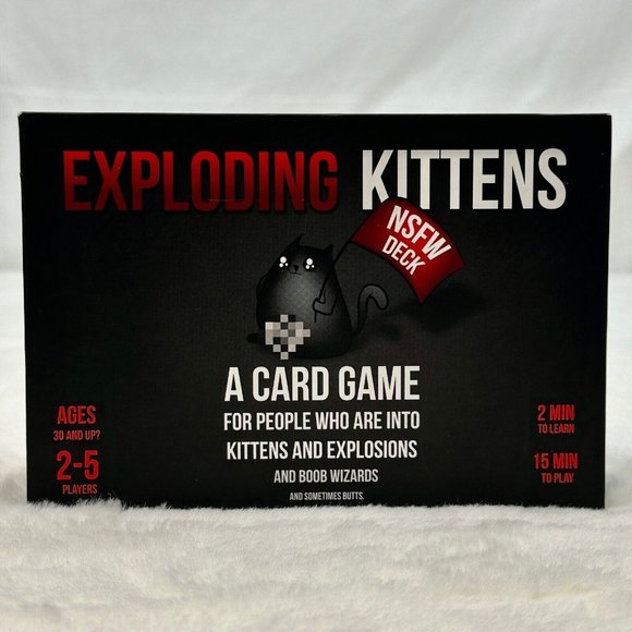 Exploding Kittens | Games | Exploding Kittens Card Game Nsfw Edition Deck New | Poshmark